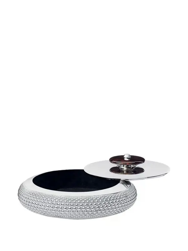 Christofle Perles Decorative Round Box