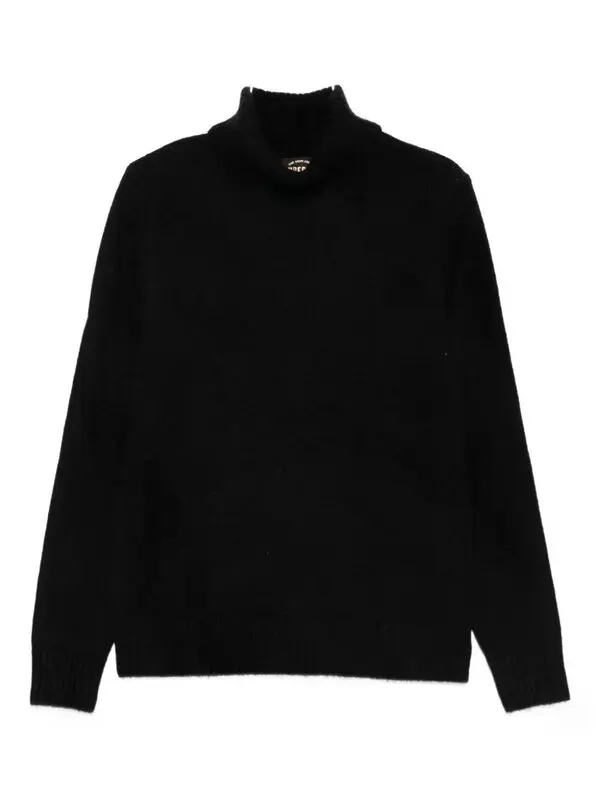 Superdry Roll Neck Sweater - Black