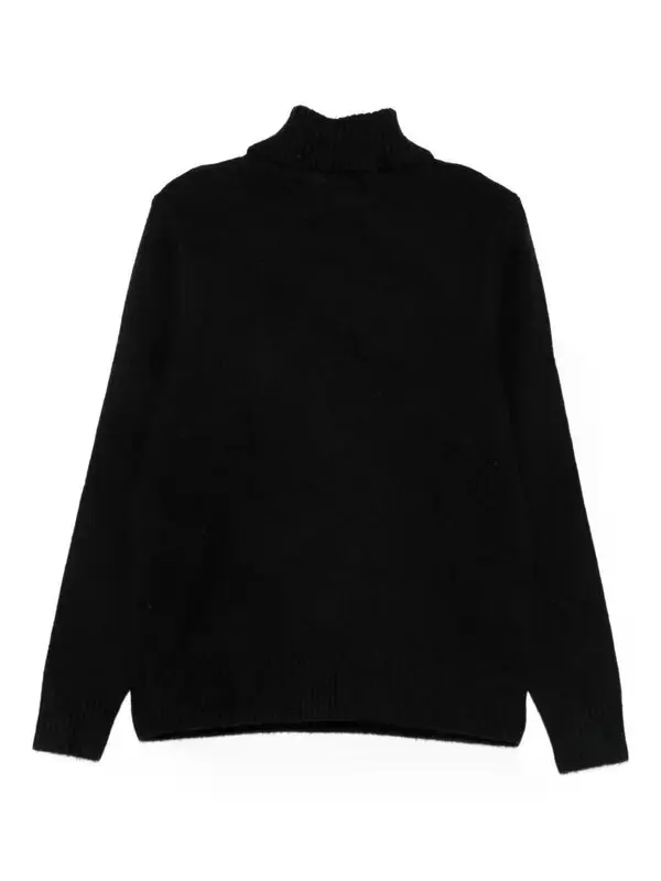 Superdry Roll Neck Sweater - Black