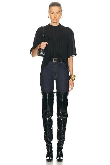 NILI LOTAN Lucie Silk Blouse Top