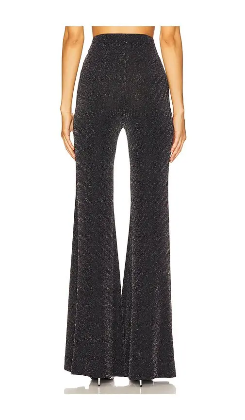 Show Me Your Mumu Bowie Bells Metallic Knit Flare Trousers