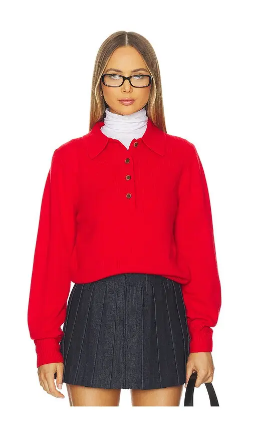 Sold Out NYC Cashmere Polo Top