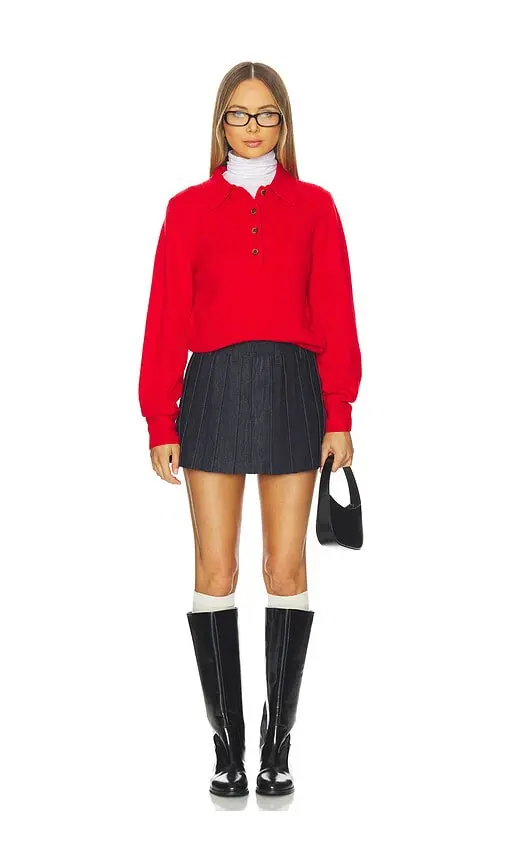 Sold Out NYC Cashmere Polo Top