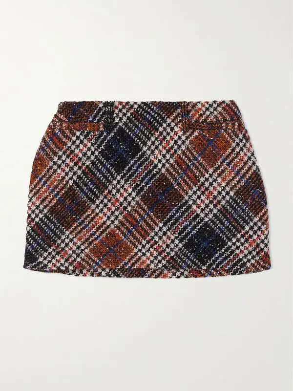 Missoni Checked Tweed Mini Skirt
