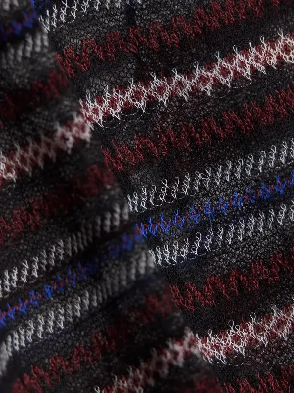 JW Anderson Striped Intarsia-knit Cotton-blend Sweater - Multi