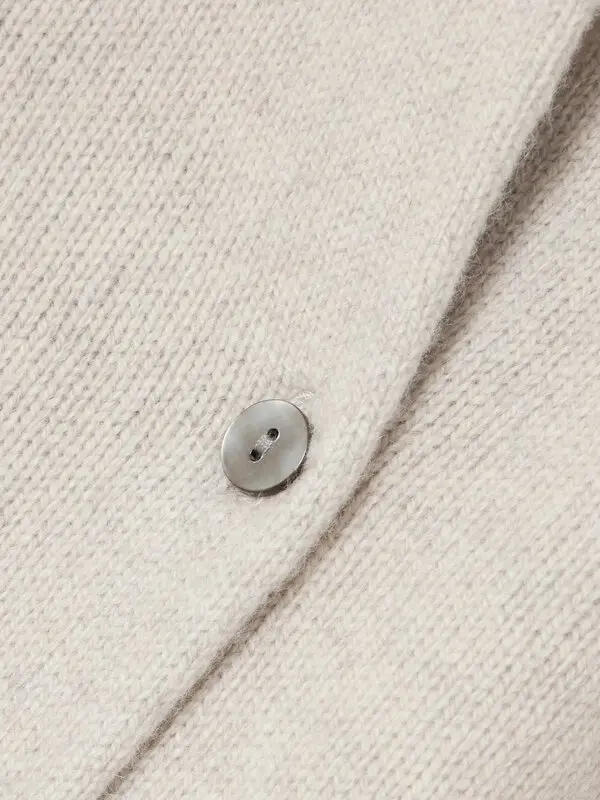 Theory Cashmere And Wool-blend Cardigan - Gray