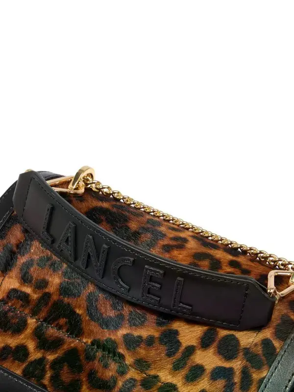 LANCEL Ninon Leopard-print Flap Bag