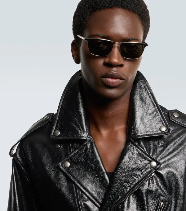 Saint Laurent Sl 795 Joe Clubmaster Sunglasses - Silver