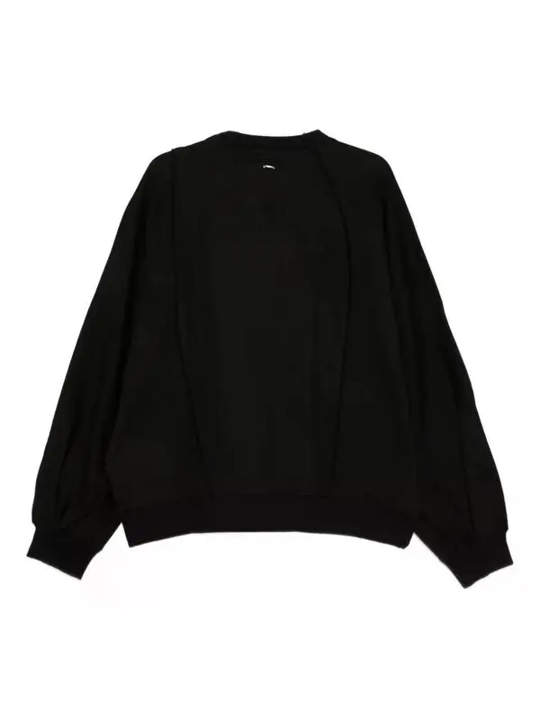 SONGZIO Cut-out Dolman-sleeve Sweatshirt