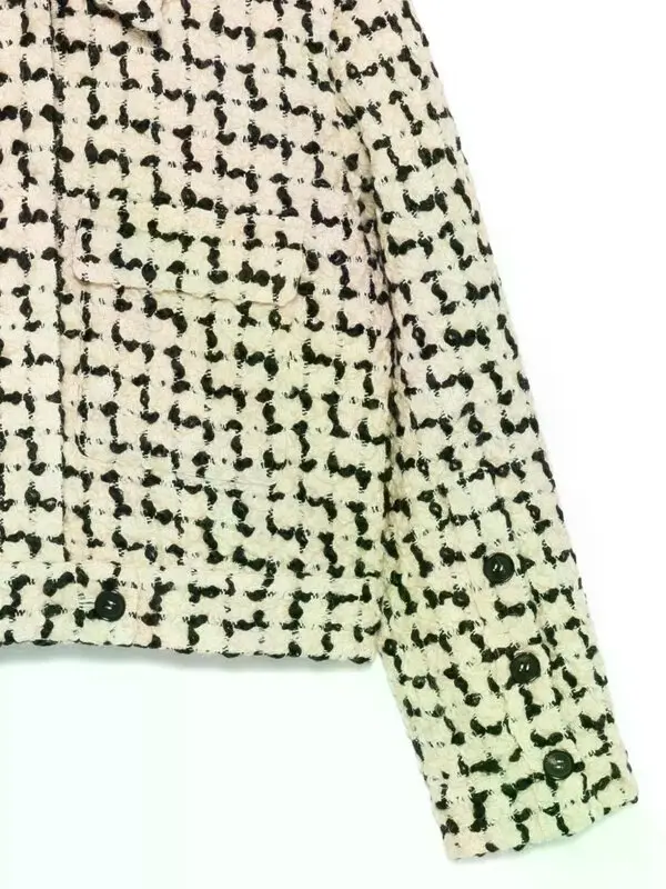 Lorena Antoniazzi Textured Tweed Cropped Jacket
