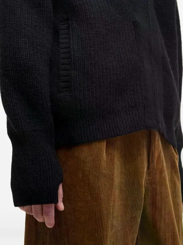 Barbour Zip Knitted Cardigan - Black