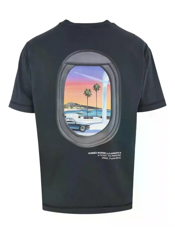 HOMIES MARBELLA Graphic Print T-shirt - Grey