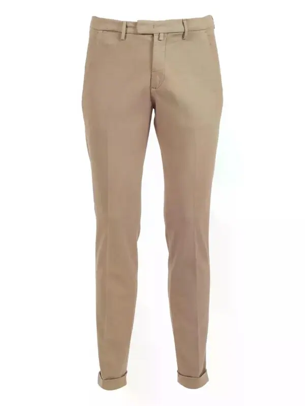 BRIGLIA 1949 Cuffed Trousers - Brown