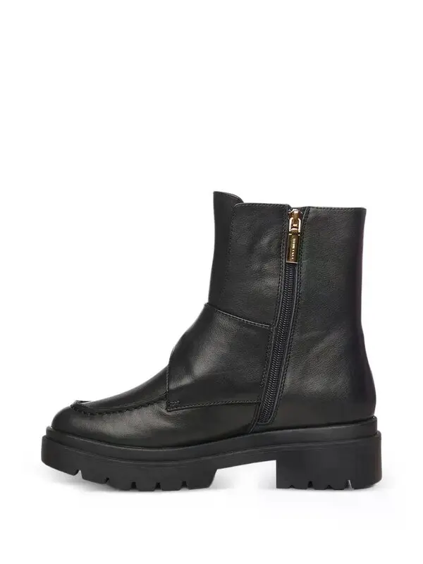 COCCINELLE 35mm Buckle-strap Leather Boots