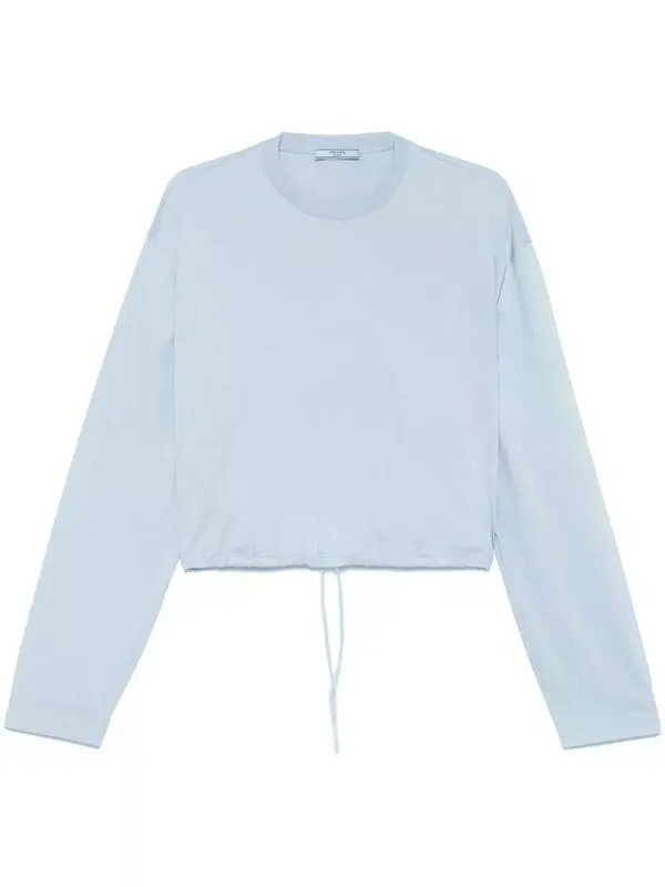 Prada Drawstring-hem T-shirt