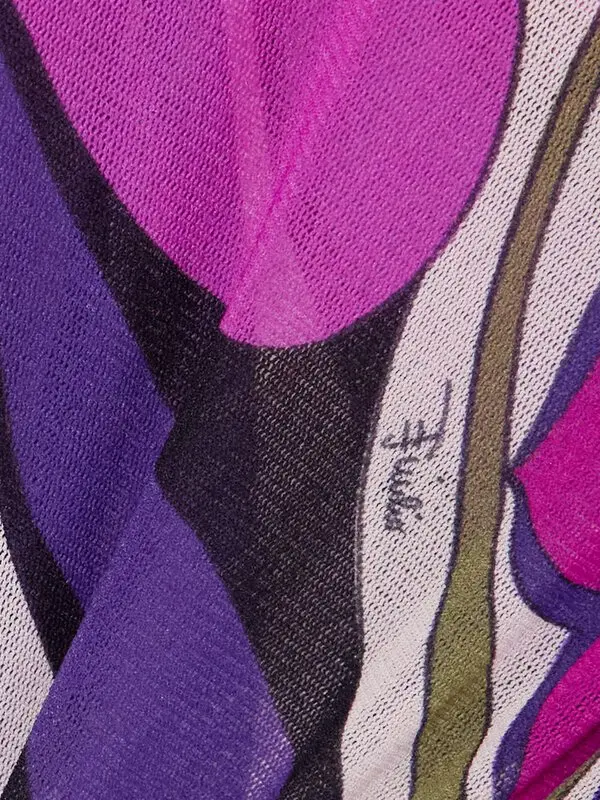 Emilio Pucci Printed Tulle Blouse - Multi