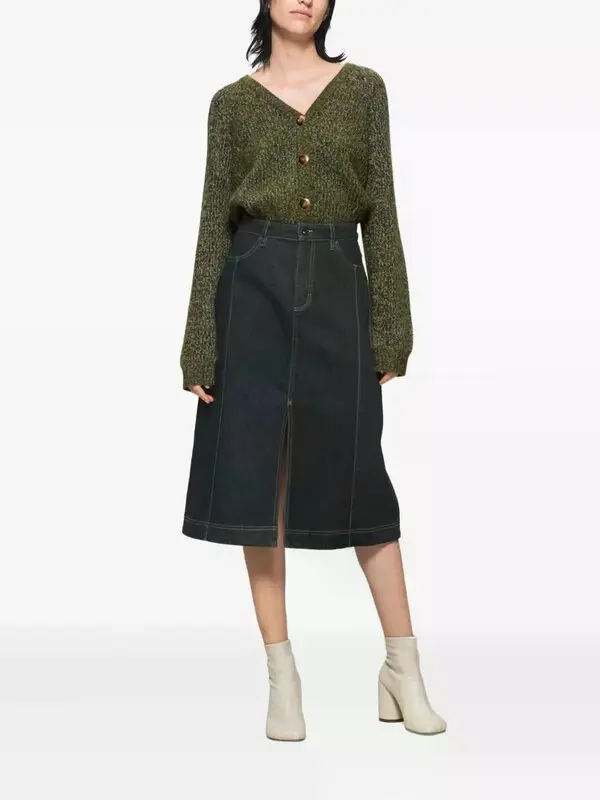 Baum Und Pferdgarten V-neck Wool Cardigan