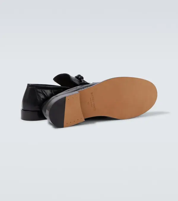 Bottega Veneta Astaire Leather Loafers