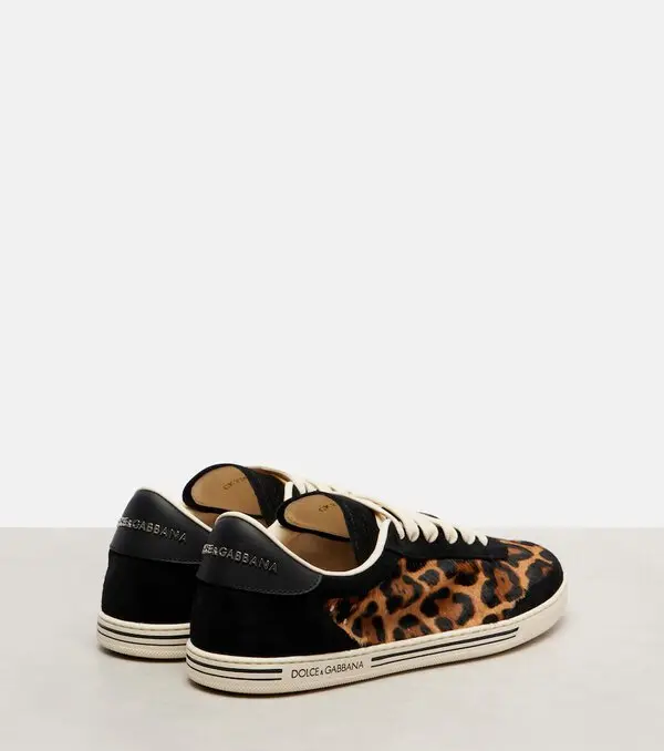 Dolce & Gabbana Saint Tropez Calf Hair Sneakers