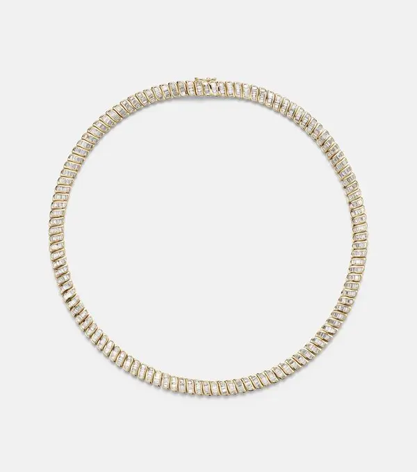 ANITA KO Zoe 18kt Choker With Diamonds - Gold