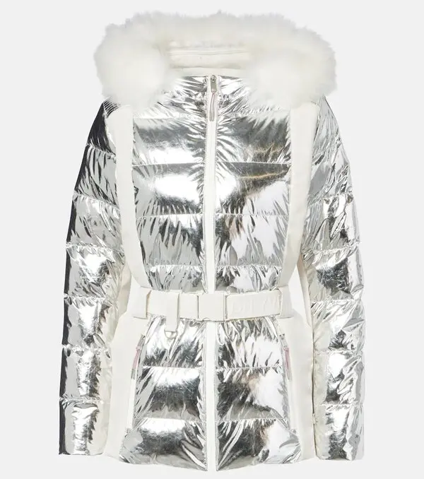 YVES SALOMON Doudoune Ski Jacket - Silver