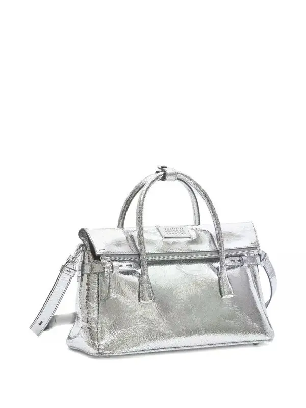 MAISON MARGIELA Medium 5ac East West Tote Bag - Silver