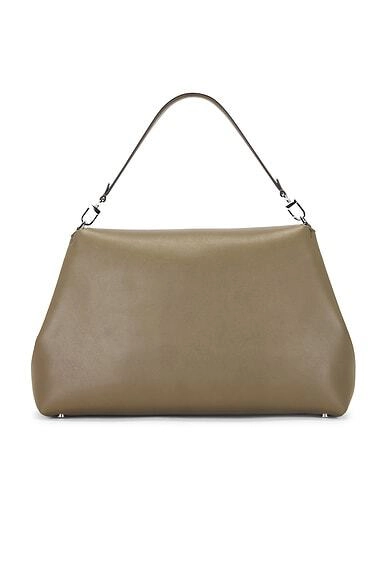 TOTEME T-lock Leather Satchel Bag