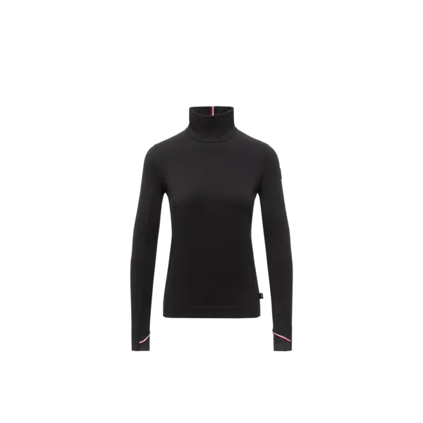 Moncler Polartec High Neck Top - Black
