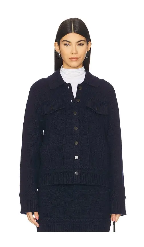 Guest In Residence Jean Jacket In . Also - Navy
