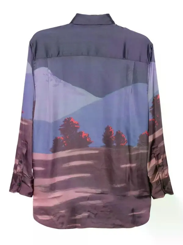 Lacoste All-over Print Shirt - Purple