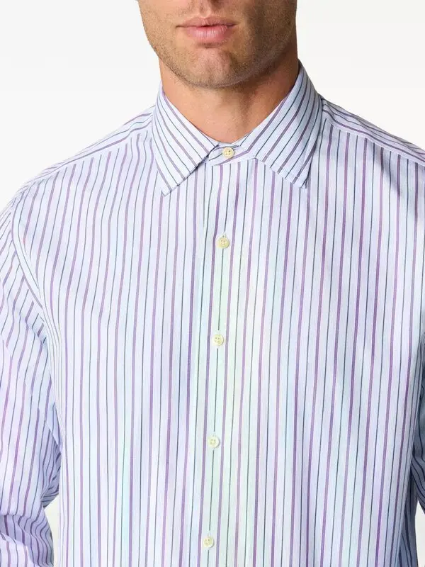 Brooks Brothers X Thomas Mason Striped-pattern Shirt