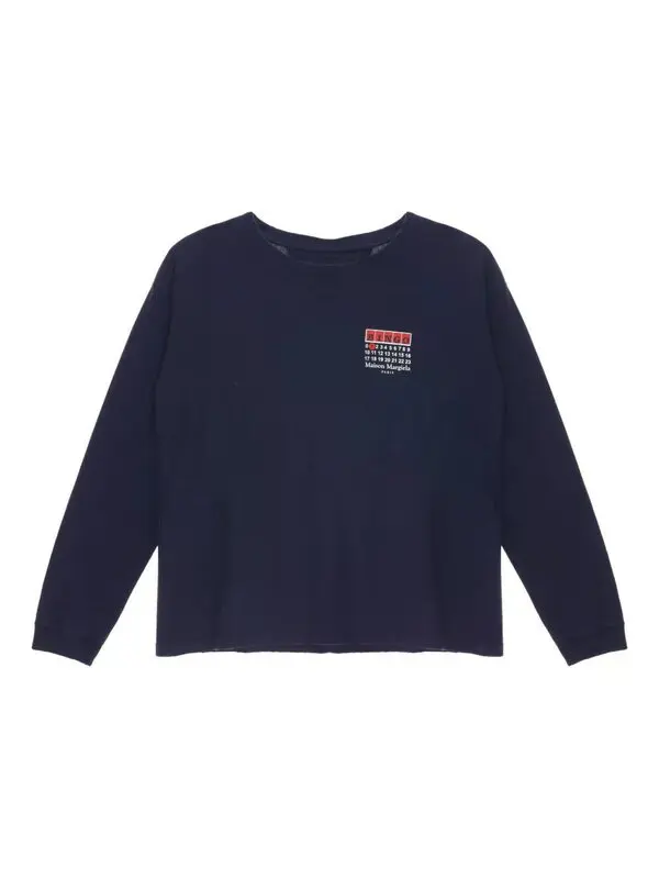 MAISON MARGIELA Bingo Long-sleeve T-shirt - Blue