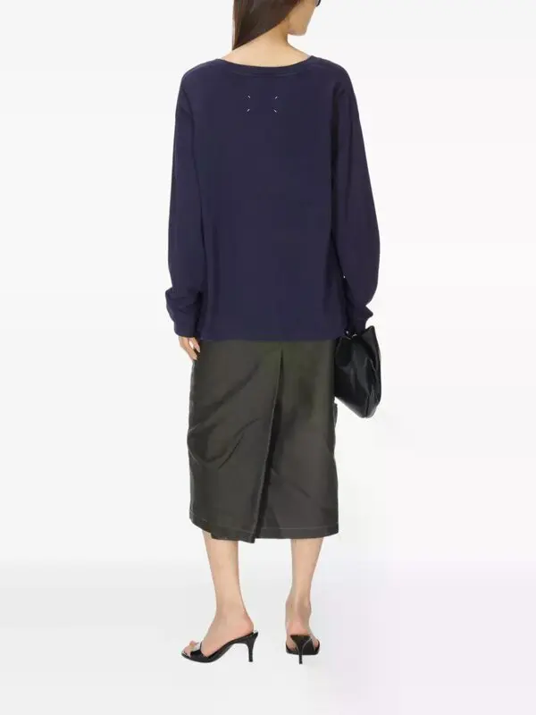 MAISON MARGIELA Bingo Long-sleeve T-shirt - Blue