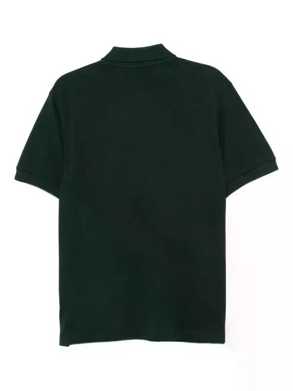 Lacoste Logo-appliqué Cotton Polo Shirt - Green