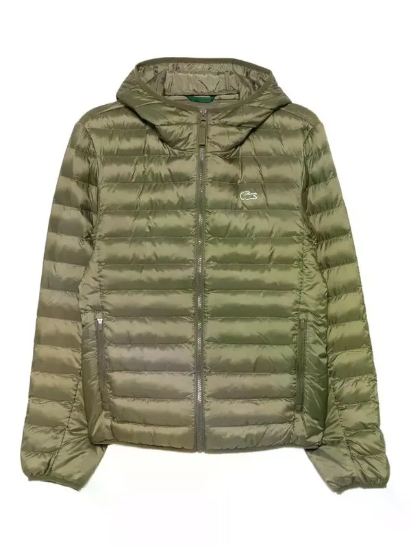 Lacoste Hooded Quilted Jacket