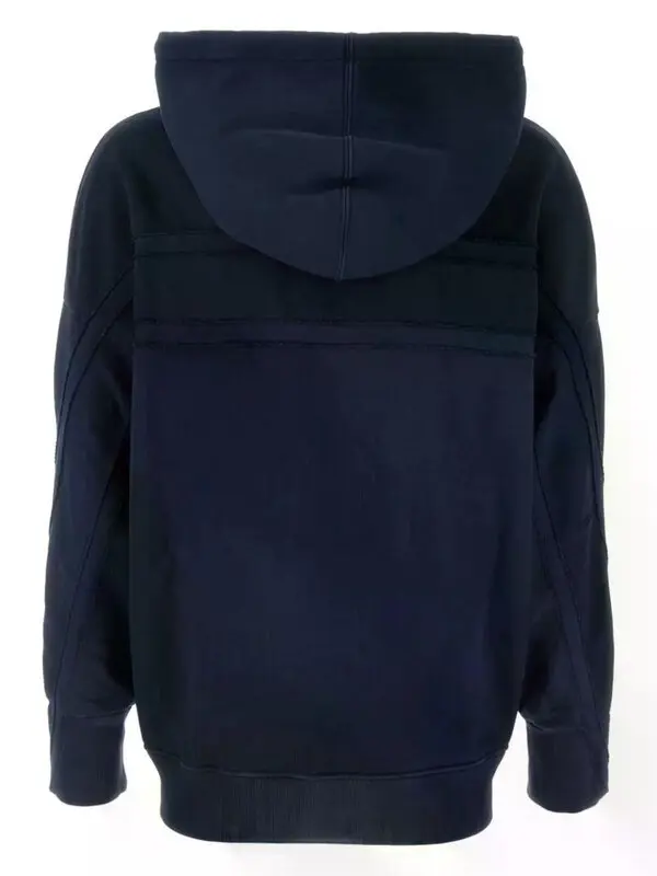 Fendi Logo-lettering Hoodie - Blue