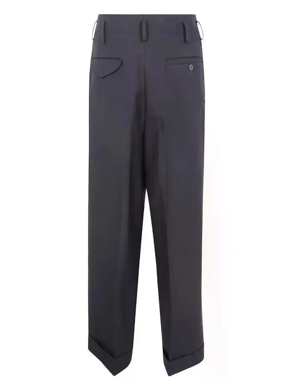 IBRIGU Cuffed Pleated Trousers