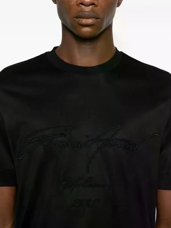 Emporio Armani Embroidered T-shirt