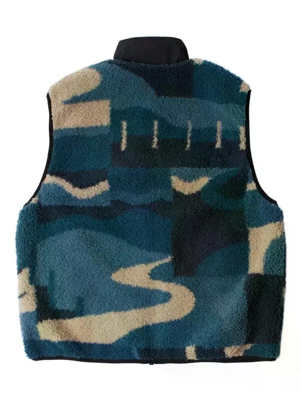 PARRA Reversible Vest With Bird Motif