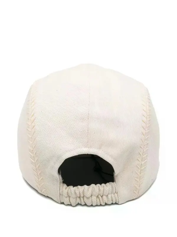 Jacquemus Embroidered Logo Cap - White