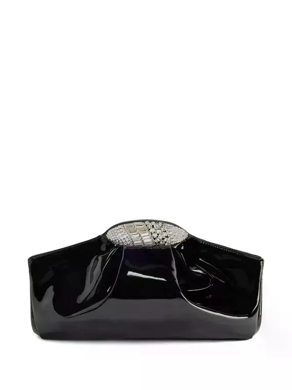 GIUSEPPE ZANOTTI Dumpling" Goatskin Clutch Bag - Black