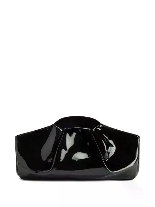 GIUSEPPE ZANOTTI Dumpling" Goatskin Clutch Bag - Black