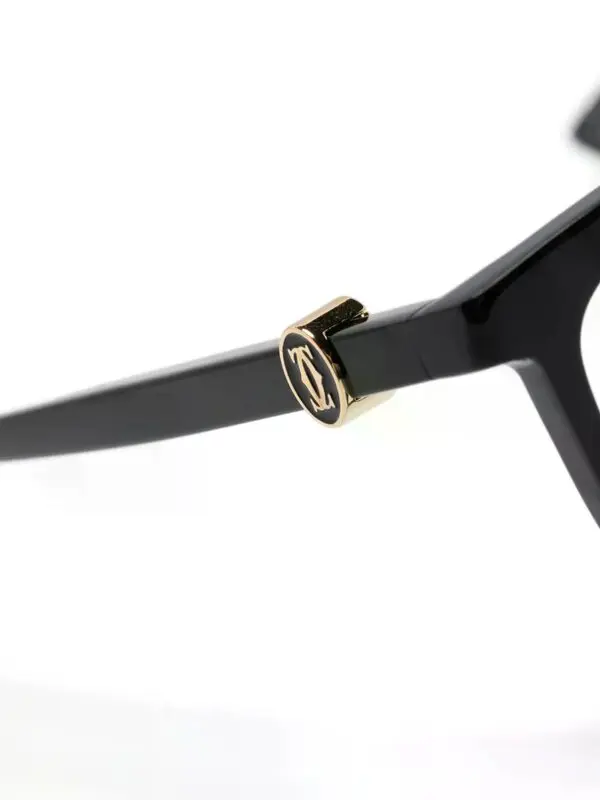 Cartier Square-frame Glasses - Black
