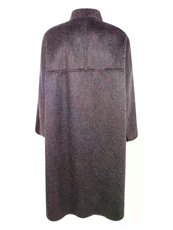 Max Mara Buttoned High Neck Coat