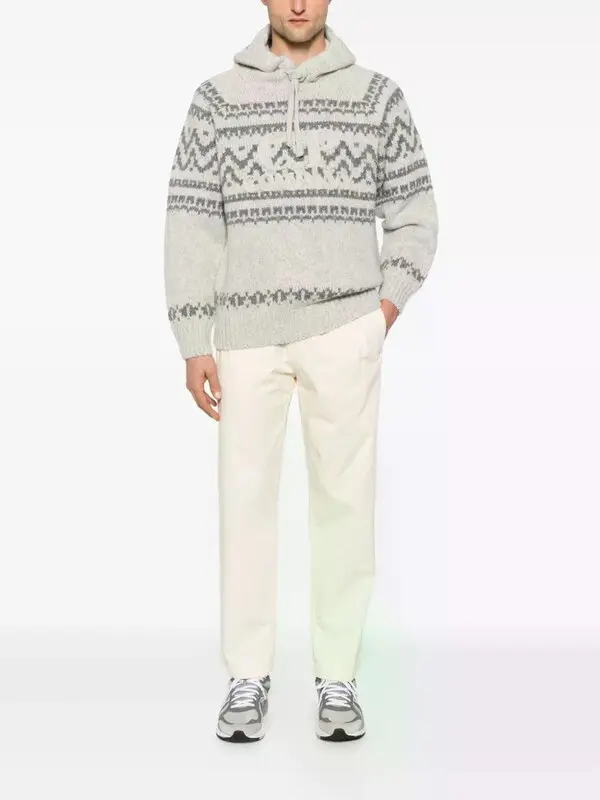 C.P. COMPANY Patterned Knitted Hoodie