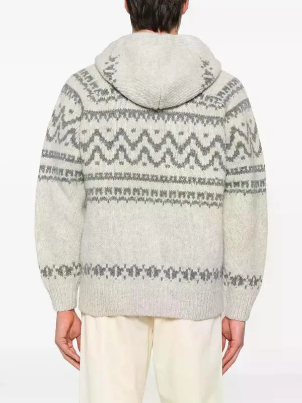 C.P. COMPANY Patterned Knitted Hoodie