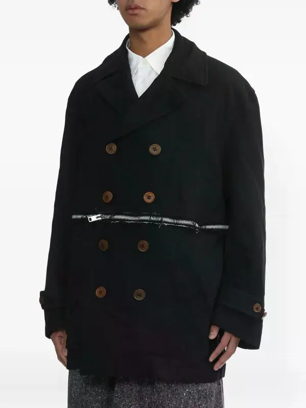 Comme Des Garçons Double-breasted Zip Jacket
