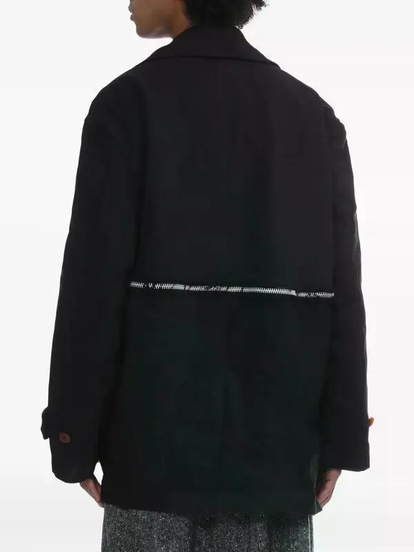 Comme Des Garçons Double-breasted Zip Jacket