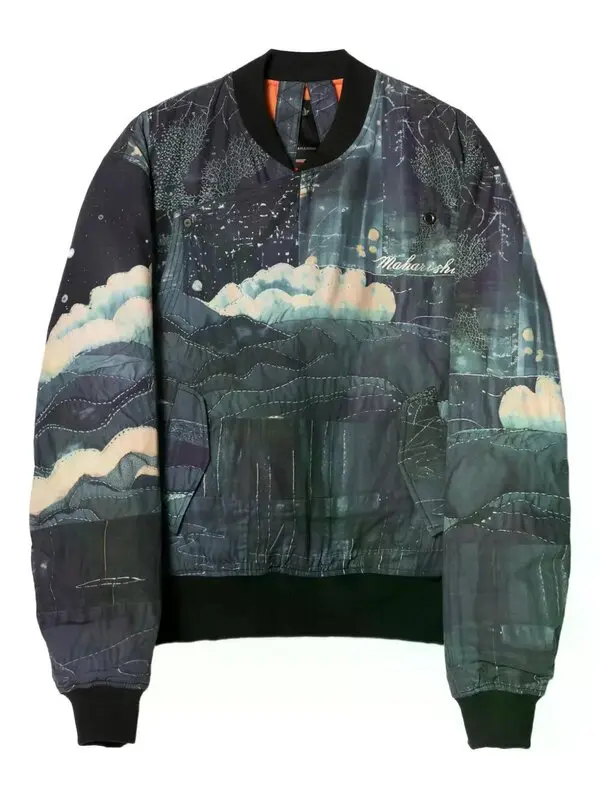 MAHARISHI 6227 Boro Crane Monk Ma1 Bomber Jacket
