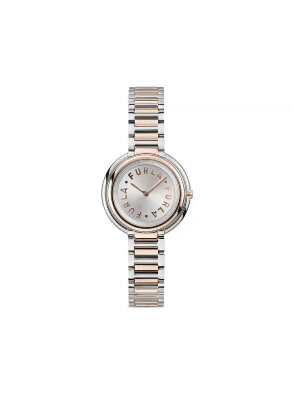Furla Icon Two Tone 34mm Watch - Silver